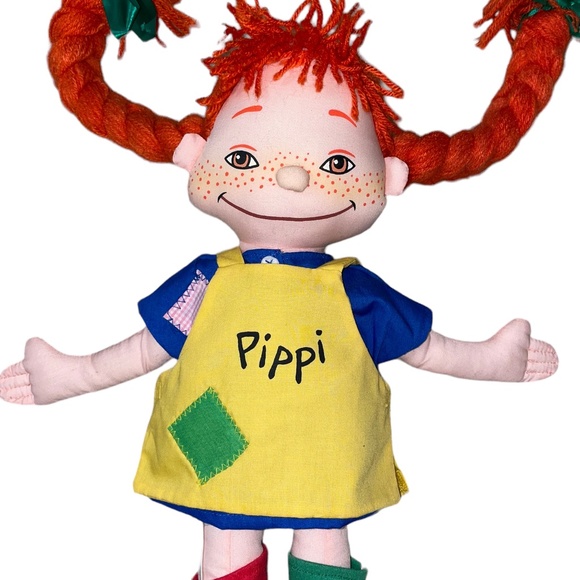 Toys | Vintage Pippi Longstocking Plush Doll 18 | Poshmark